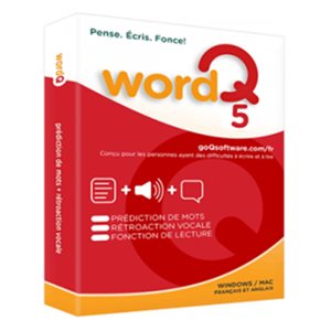 LOGICIEL WORDQ 5 (PC / MAC) (1 UTILISATEURS / 365 JOURS)